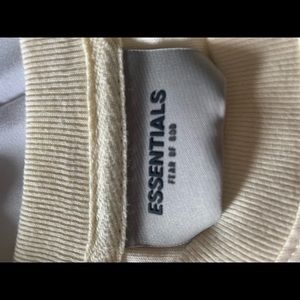 Fear of God | Shirts | Essentials Fear Of God Cream Tee Shirt | Poshmark